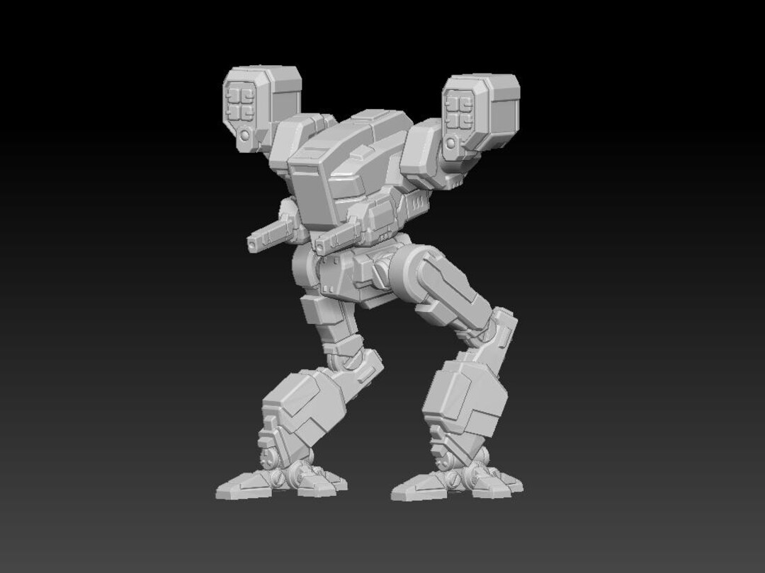 Raptor Mech - Mecha Front - Battletech Scale - Etsy