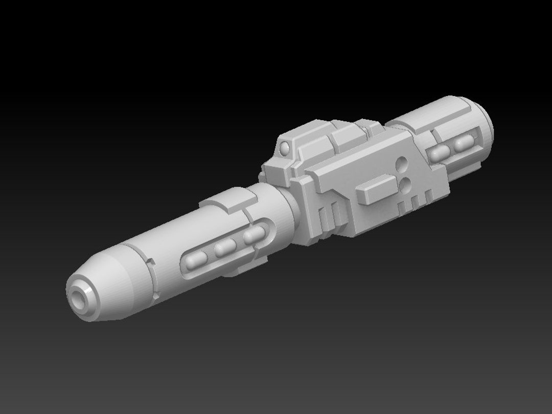 Mounted Single Barrel Laser (set) - Compatible W 40k Tau Crisis Suit - Etsy