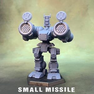 Longbow Mech - Battletech Scale Retro Style - Etsy