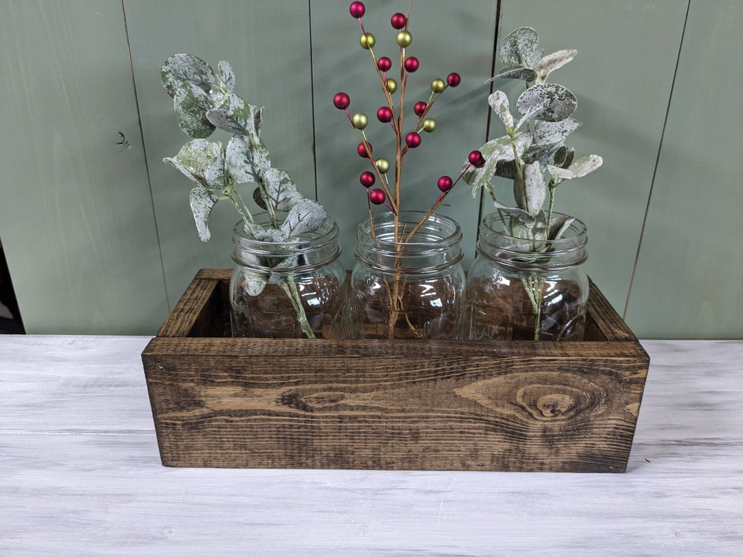 Farmhouse Centerpiece Wooden Box - Etsy
