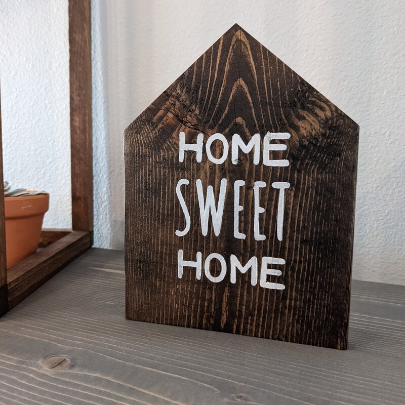 House Shaped Sign - Etsy