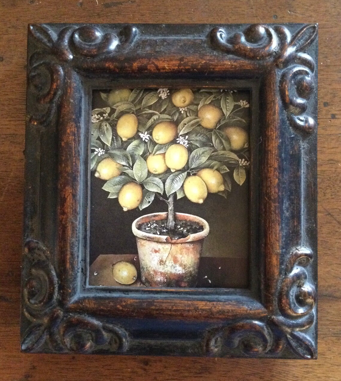 HAND PAINTED MINIATURE on a Canvas Print of Vintage Painting - Etsy