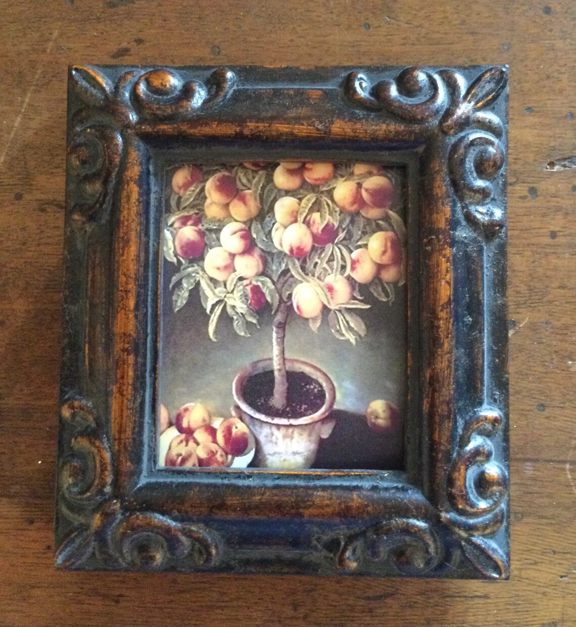 HAND PAINTED MINIATURE on a Canvas Print of Vintage Painting - Etsy