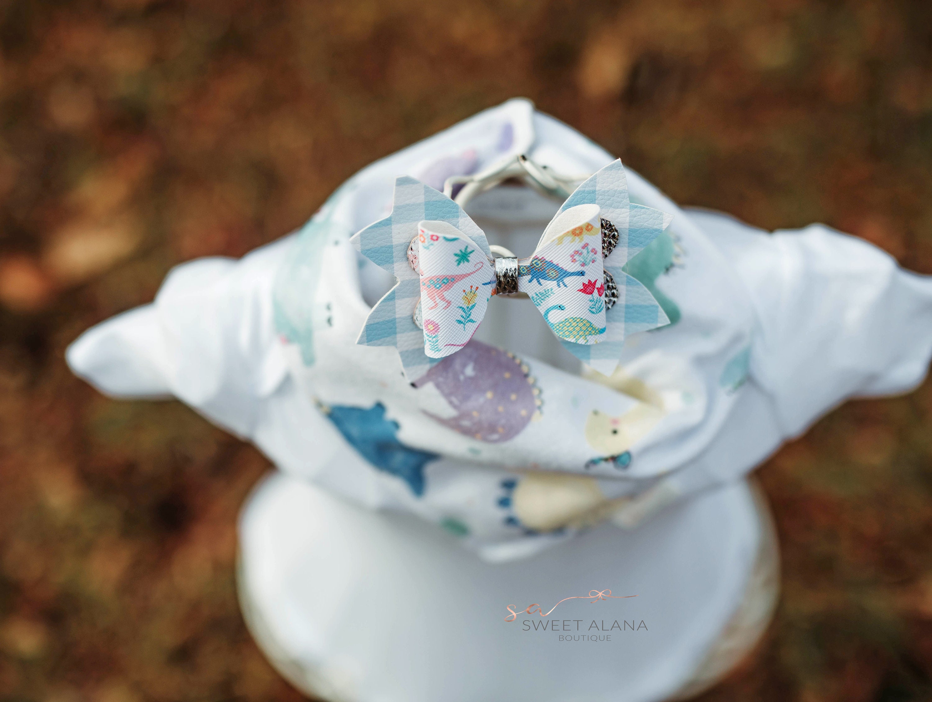 Dinosaur Headband Girl Dinosaur Birthday Dinosaur First - Etsy