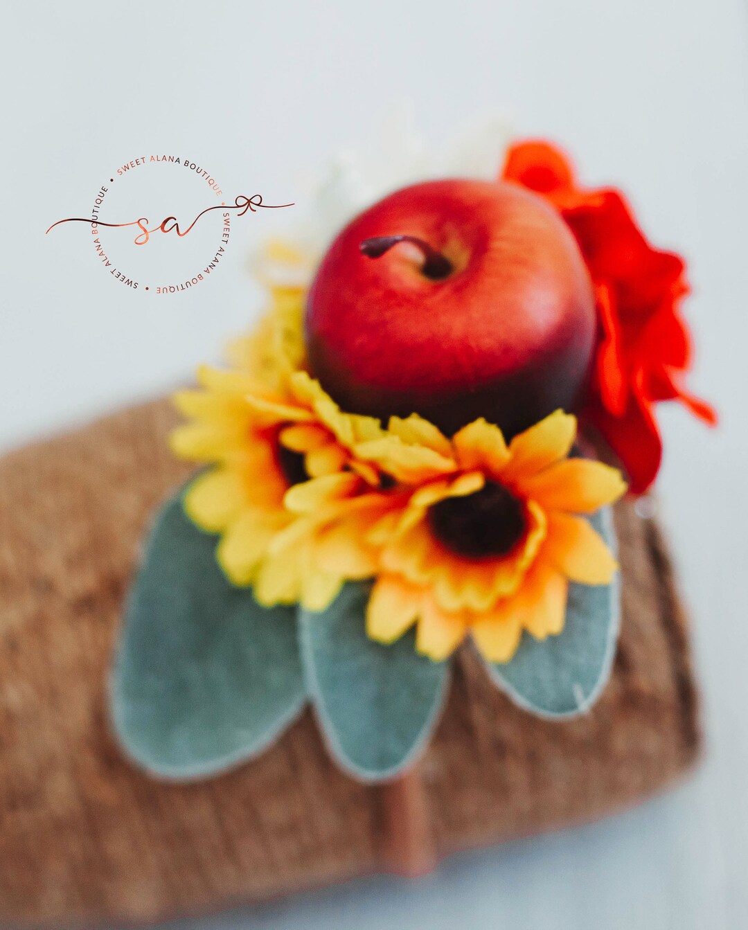 Apple Headband Apple Birthday Apple First Birthday Apple Birthday ...