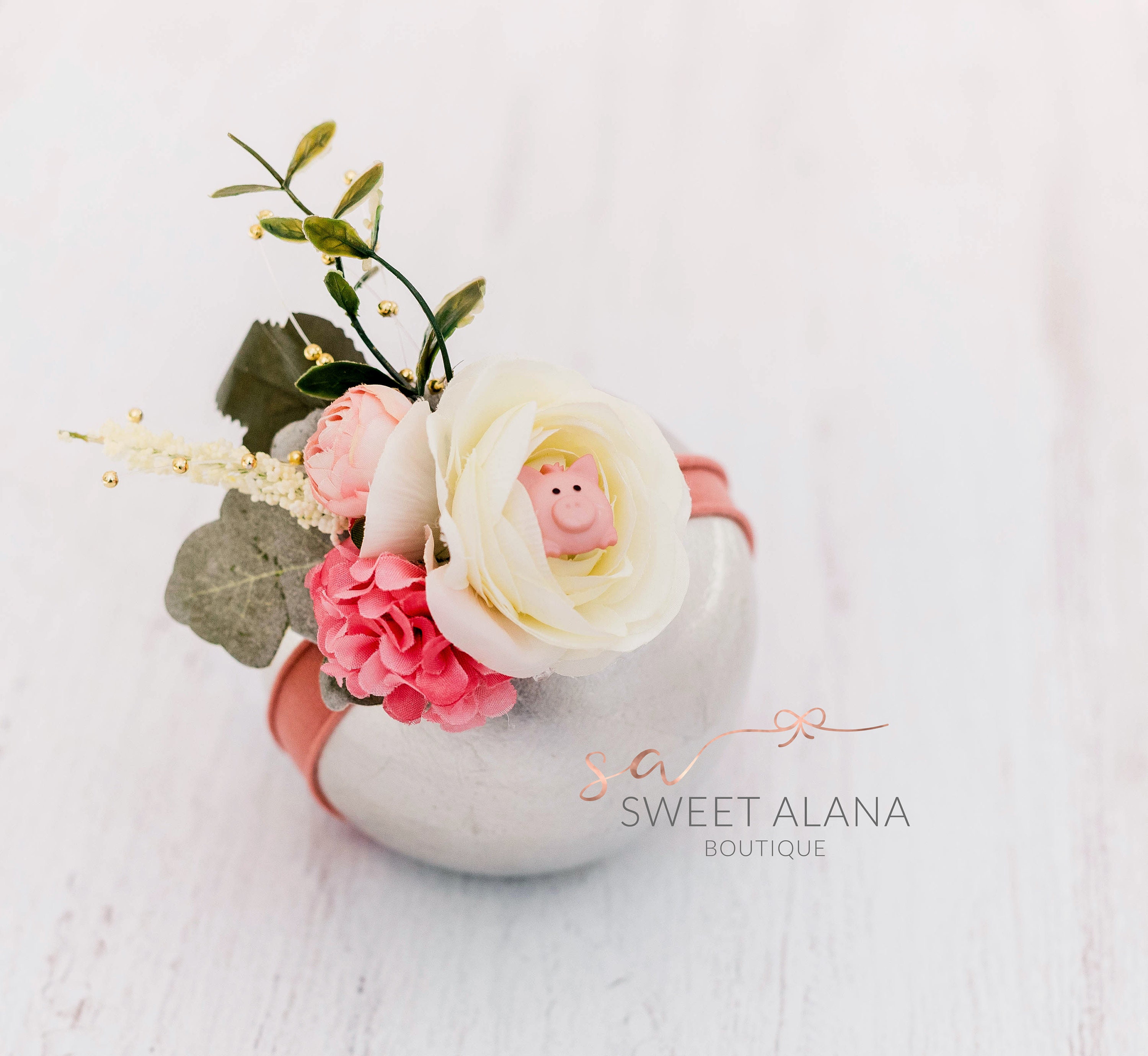 Farm Birthday Pig Headband Pig Photo Prop Pig Newborn Farm | Etsy