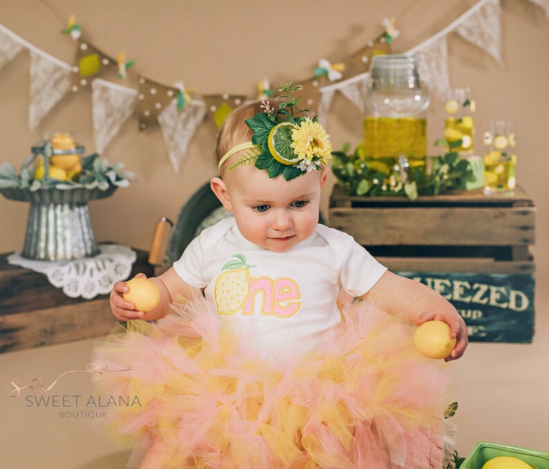 Lemon Headband Lemon Birthday Lemonade First Birthday Lemonade - Etsy