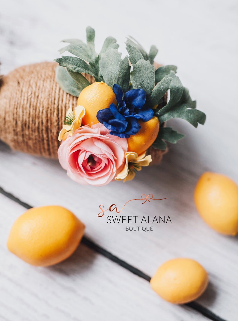 Lemon Headband Lemon Birthday Lemonade First Birthday Lemonade - Etsy