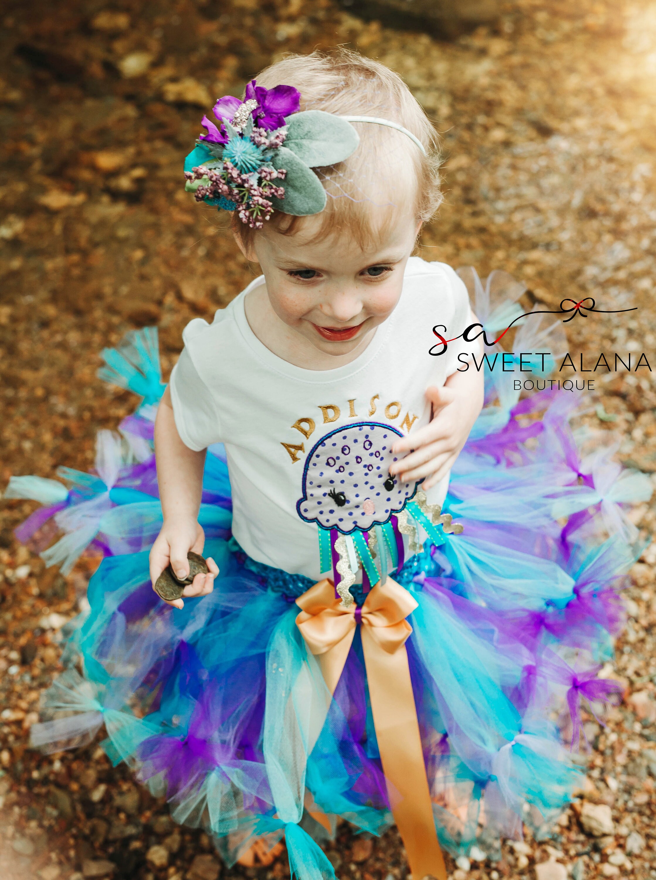 Mermaid Headband Mermaid Birthday Under the Sea First Birthday - Etsy