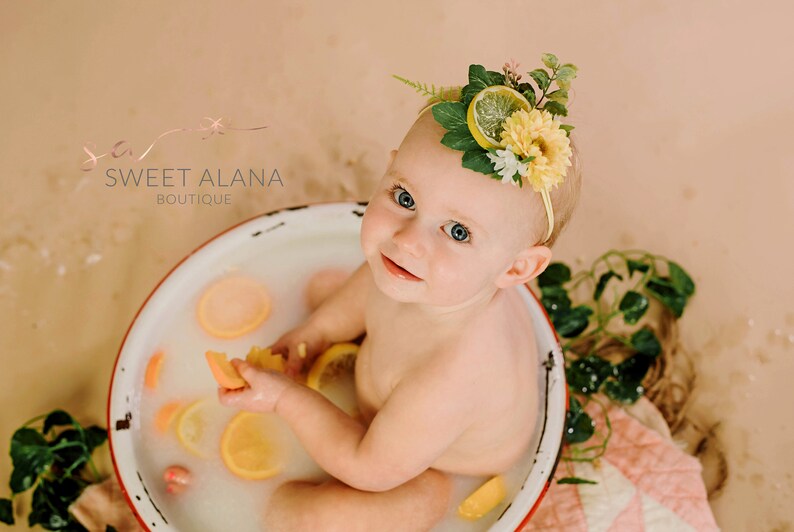 Lemon Headband Lemon Birthday Lemonade First Birthday Lemonade - Etsy