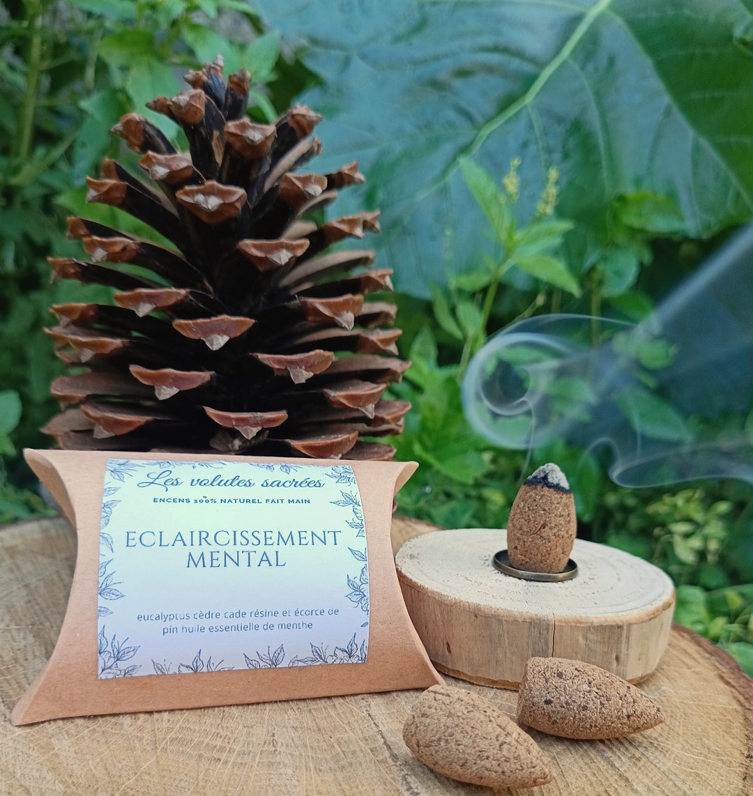 Incense Cones Mental Enlightenment 100% NATURAL and ARTISANAL Handmade ...