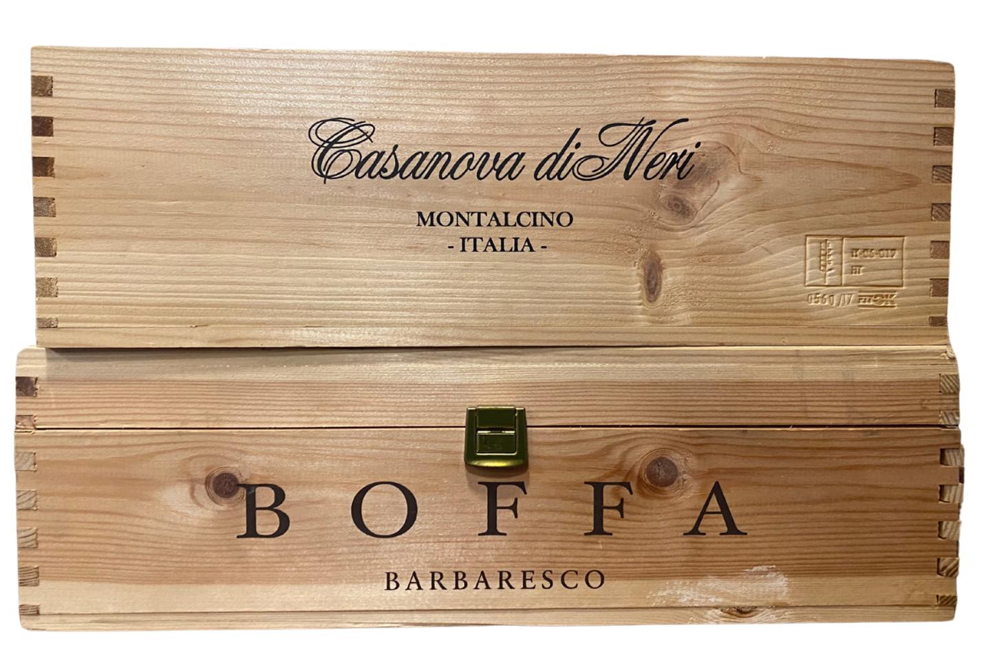 New Single Bottle/magnum Wine Crate Wooden Wine Box With Sliding Lid or ...