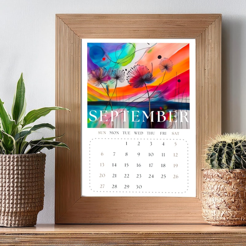 Small Desk Calendar 2026 - Etsy