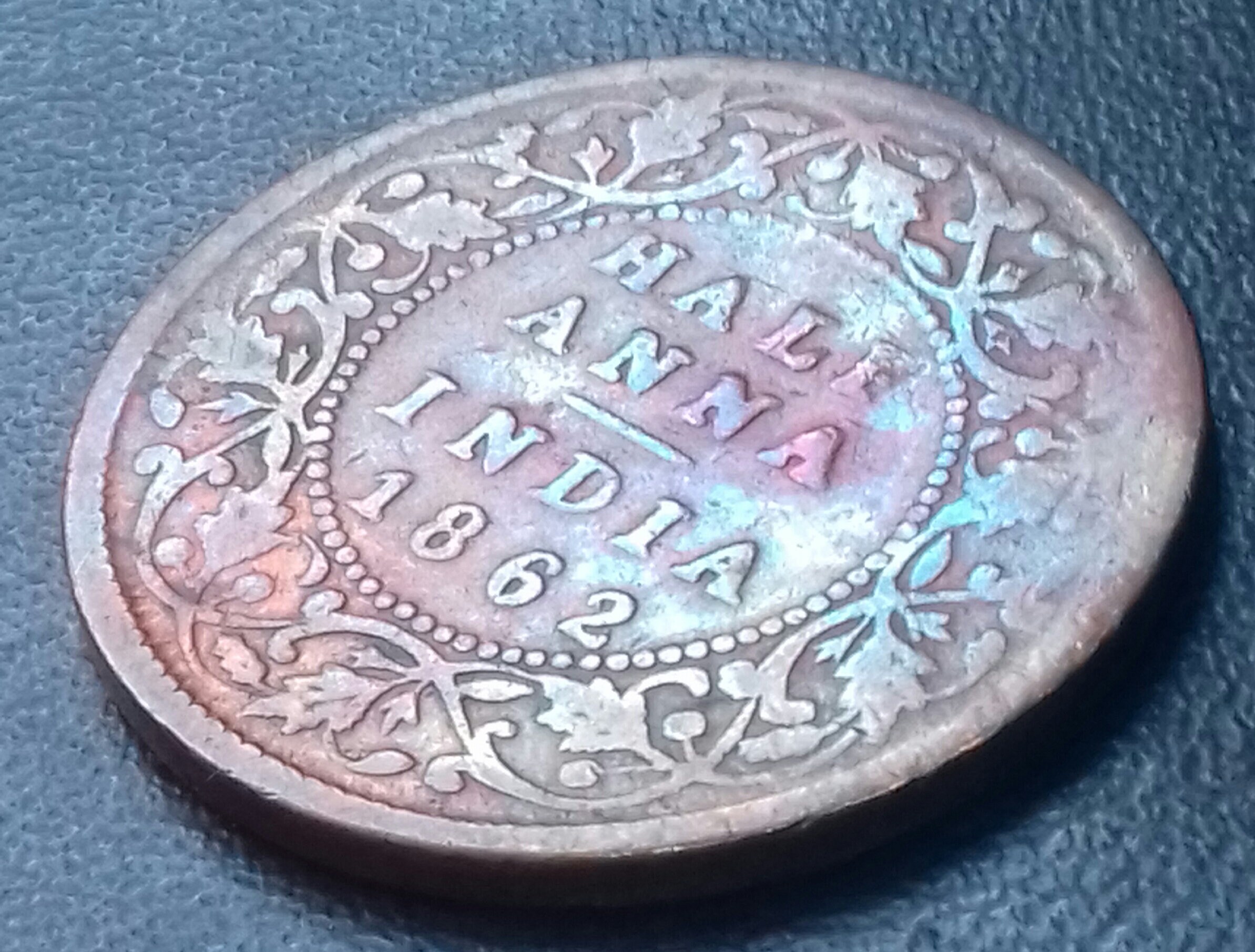 Coin 1862 One Quarter Anna Coin. India. - Etsy UK