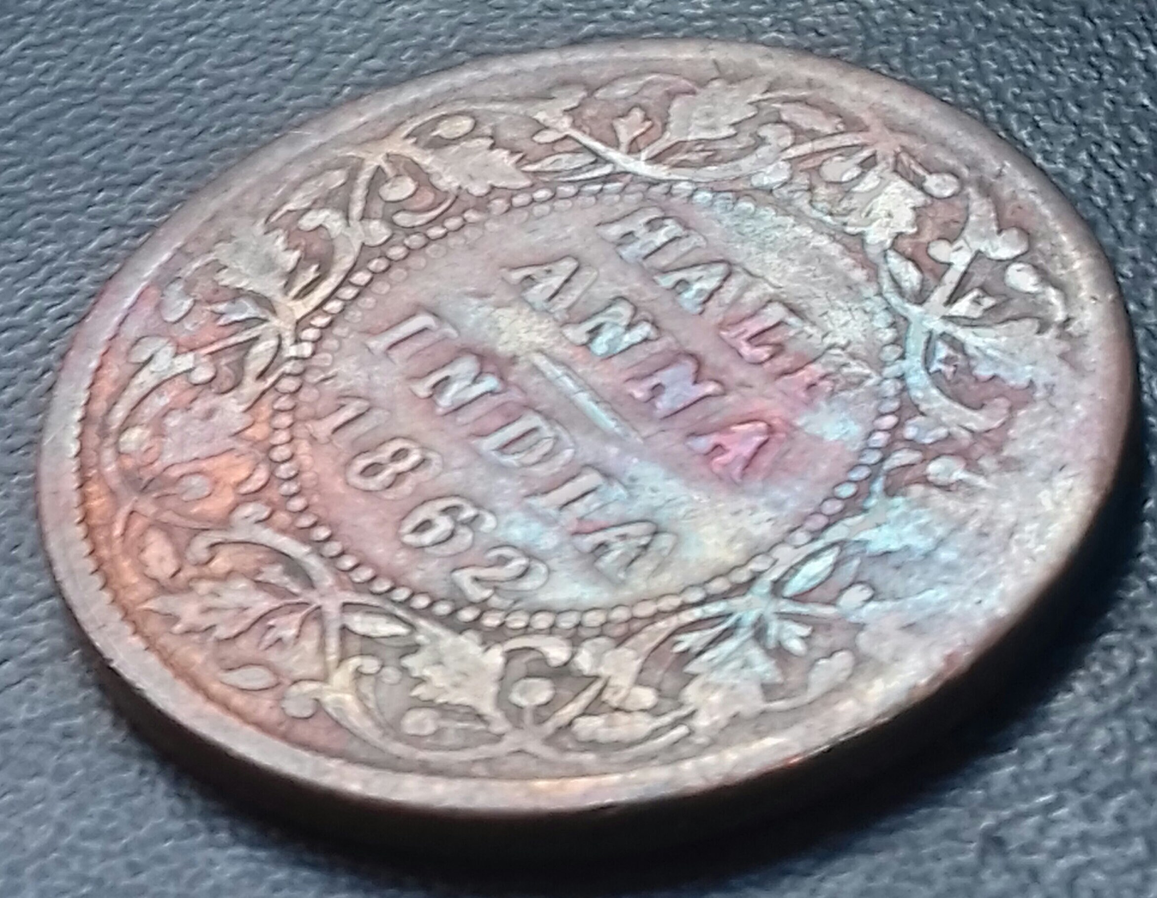 Coin 1862 One Quarter Anna Coin. India. - Etsy