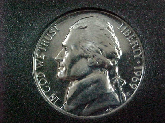 1969 S Jefferson Nickel Proof | Etsy