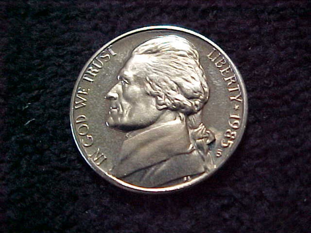 1985 S Jefferson Nickel Proof - Etsy