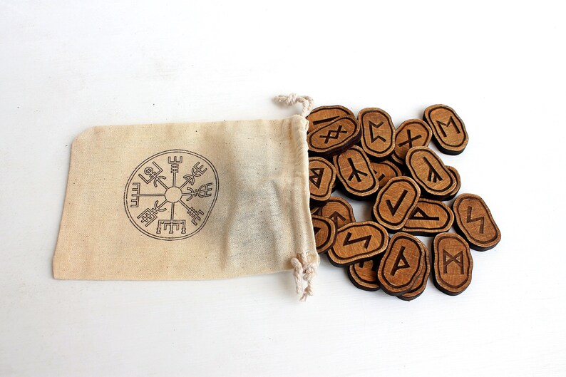 Elder Futhark Runes Set 25 Blank 35mm Runes for Divination - Etsy