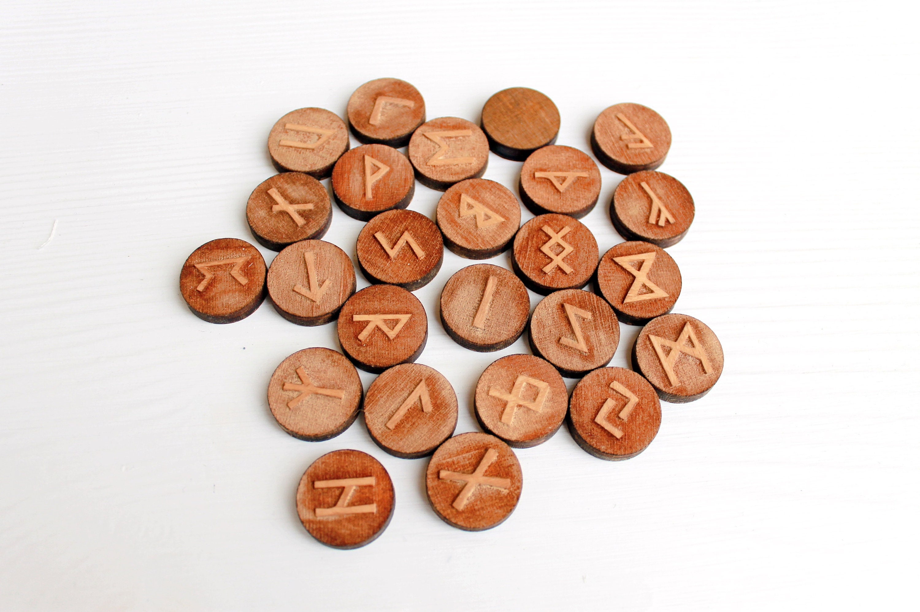 Elder Futhark Runes Aegishjalmur Runes for Divination Nordic Runes ...