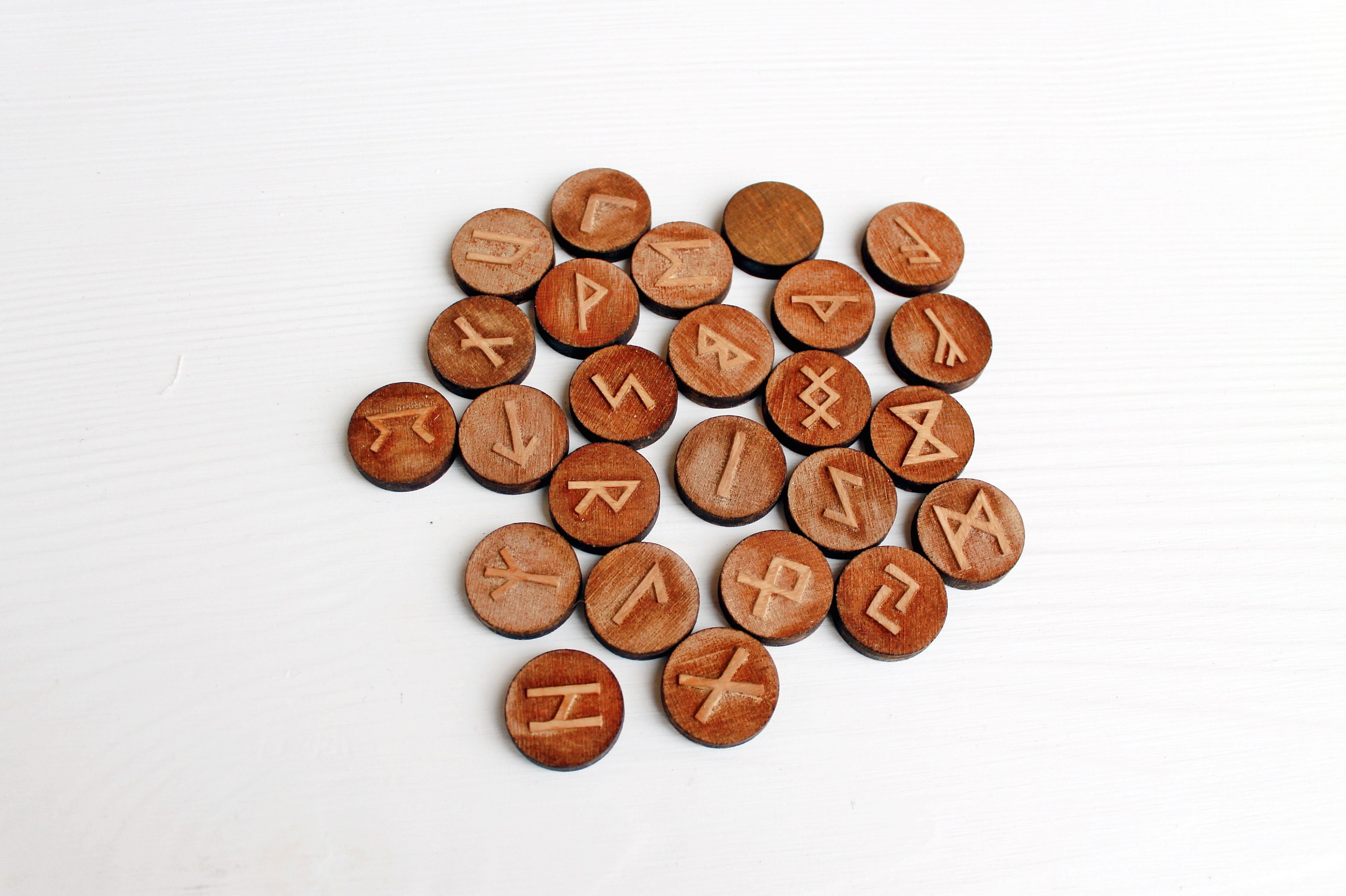 Elder Futhark Runes Aegishjalmur Runes for Divination Nordic Runes ...