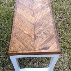 Chevron Bench - Etsy