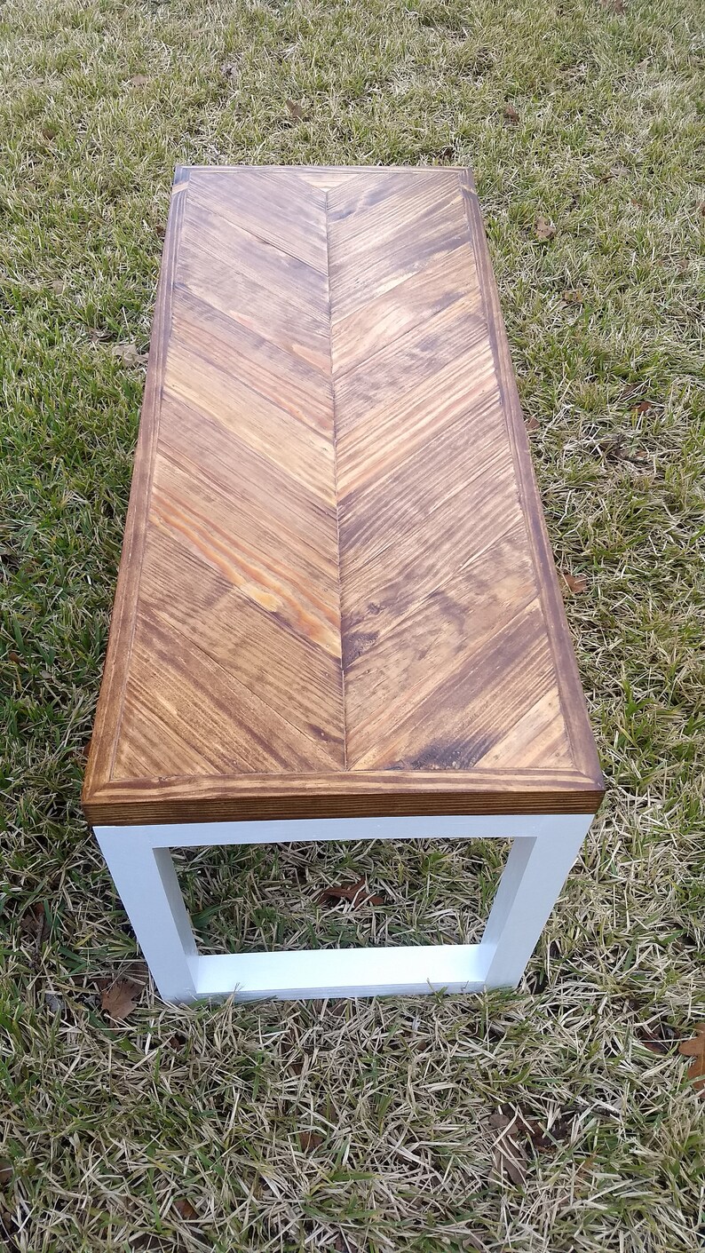 Chevron Bench - Etsy
