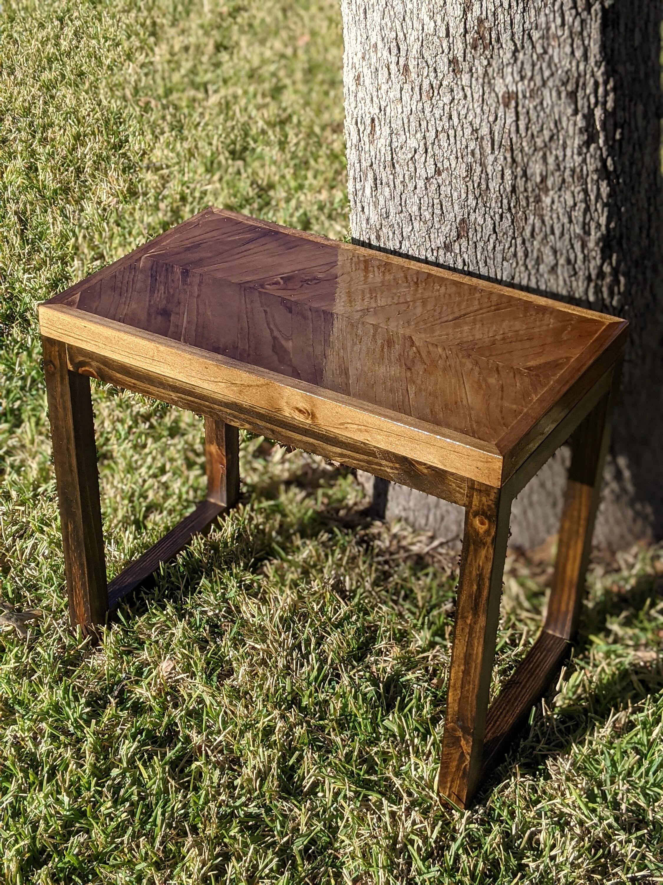 Chevron Bench - Etsy