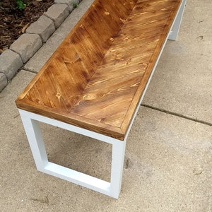 Chevron Bench - Etsy
