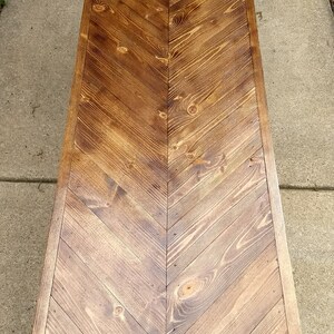Chevron Bench - Etsy