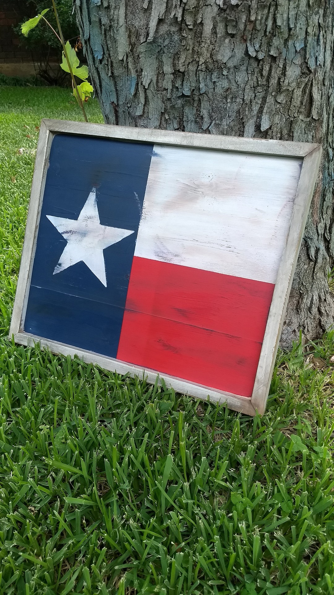 Framed Texas Flag Wall Art - Etsy