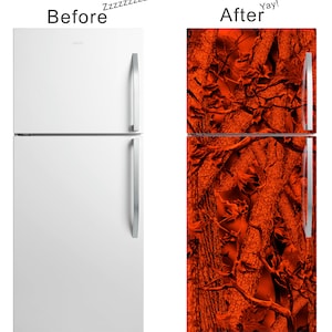 Full Size Magnetic Camo Fridge Skin Cover - Give Your Kitchen a New ...