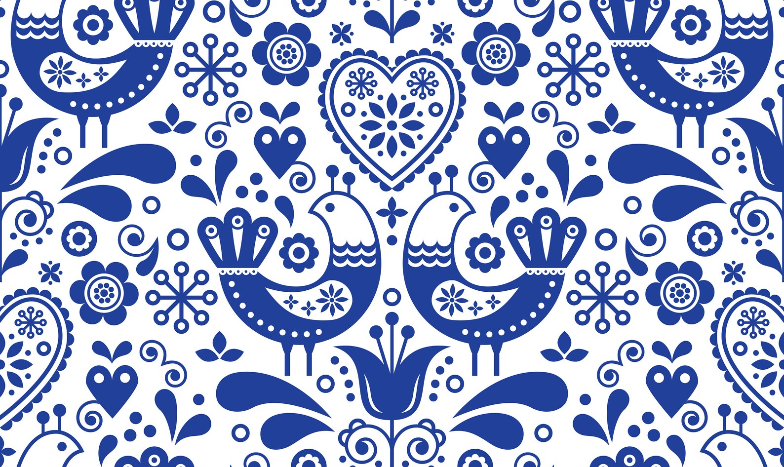 The Scandia Collection - Folk Art Partridge Pattern Magnetic Dishwasher ...