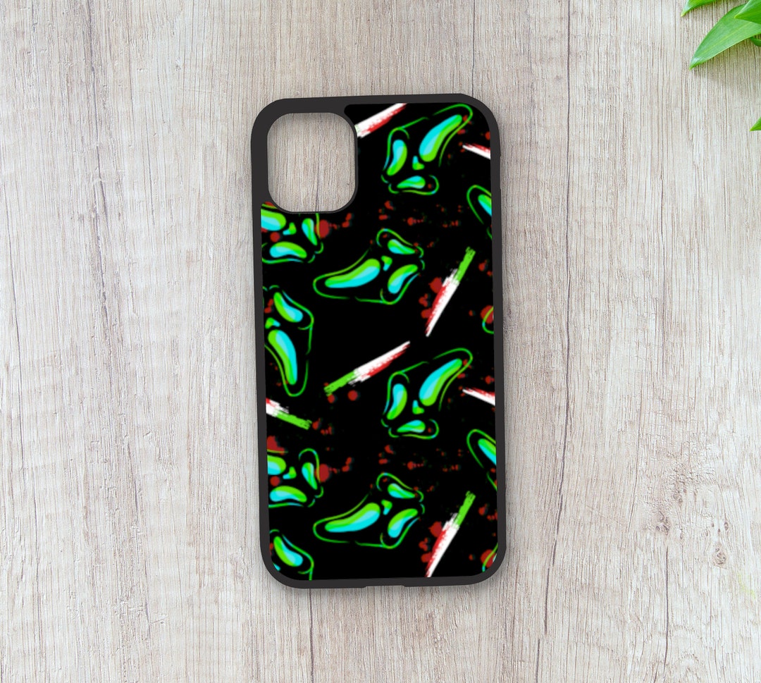 Halloween Phone Case Horror Movie Case Scream Ghost Face Print Green ...