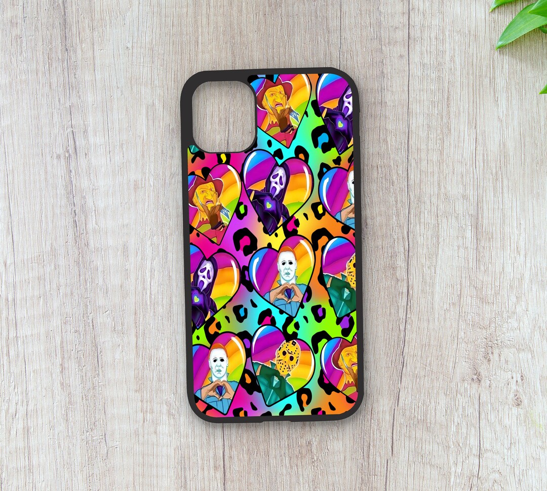 Halloween Phone Case Horror Movie Case Scream Horror Movie Rainbow ...