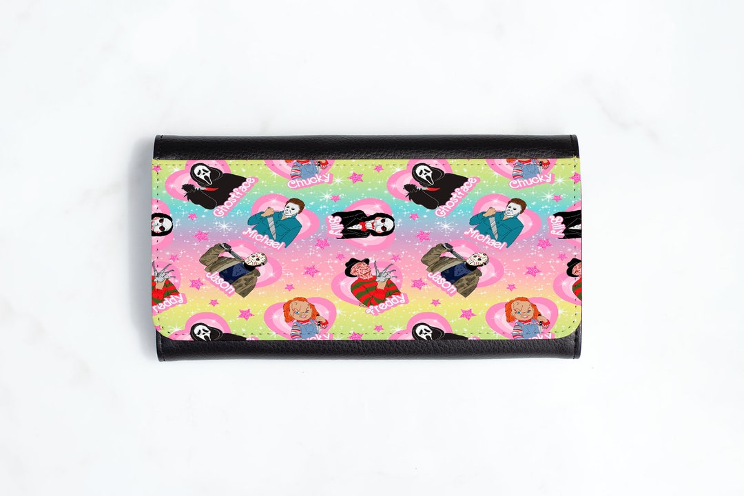 Horror Theme Womens Wallet Scream Horror Movie Girly Wristlet Funny - Etsy