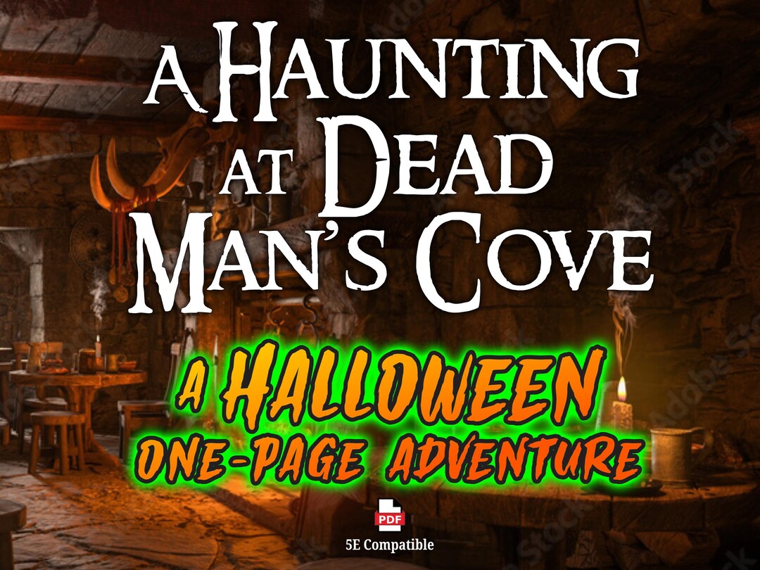 Halloween Dnd, One Page Adventure, 5E Compatible, Dnd Printable, VTT ...