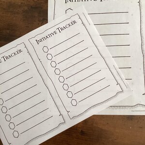 Dnd Initiative Tracker PDF for Dungeons and Dragons 5e - Etsy