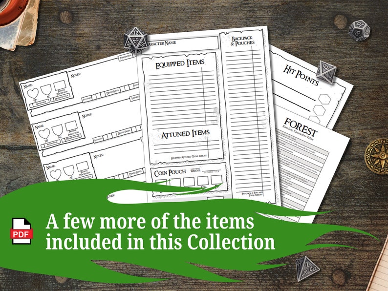 Dnd Printables Complete Collection , All of Our Dnd Printable in One ...