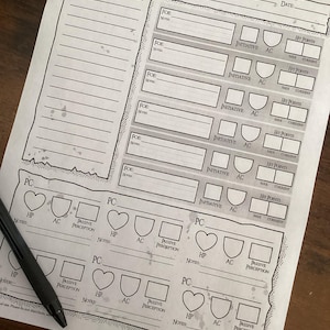 Dnd Combat Tracker, DM Tools for Dungeons and Dragons 5e - Etsy