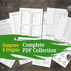 Dnd Printables Complete Collection , All of Our Dnd Printable in One ...