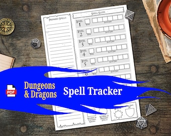 Dnd Class Ability Tracker PDF Fillable Combat Tracker for Every Class ...