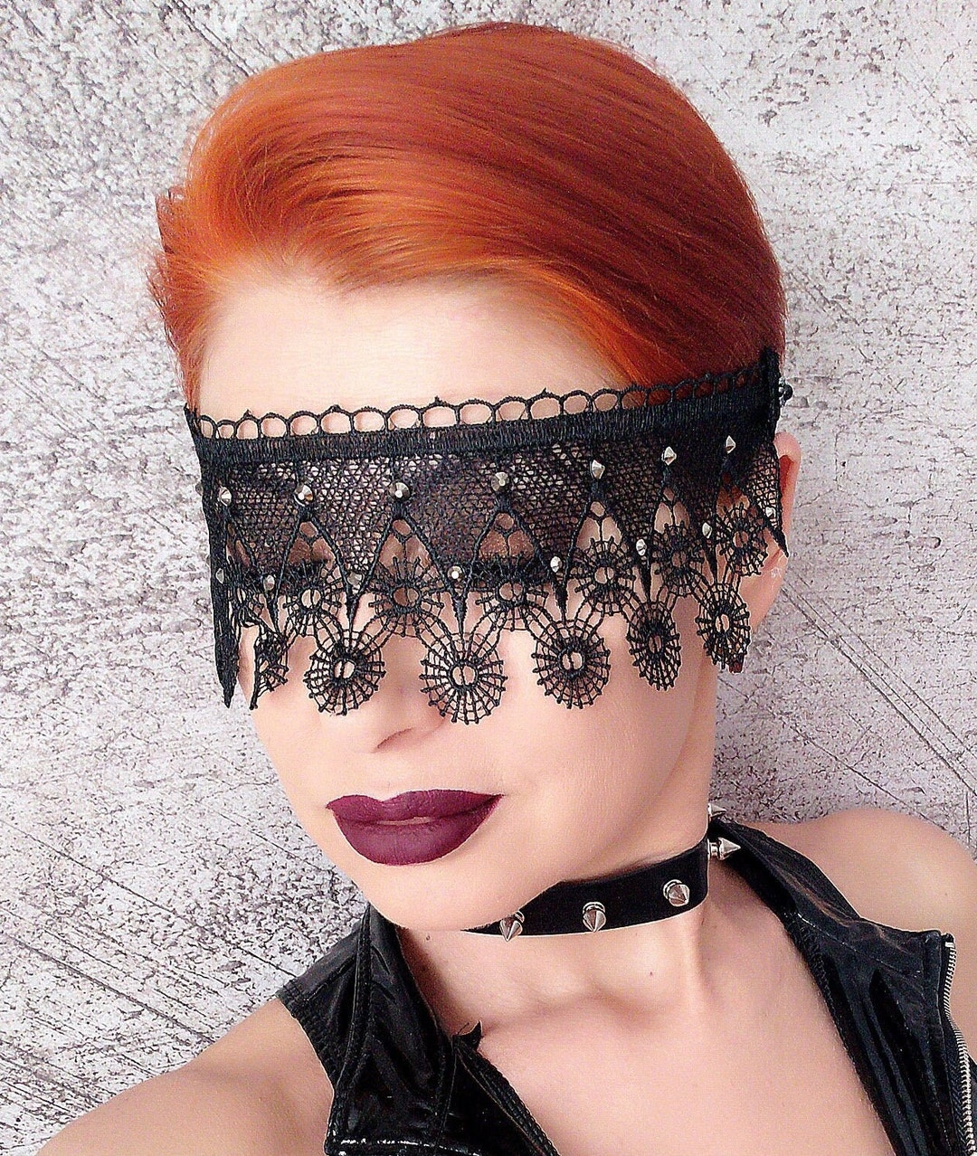 Black Lace Halloween Mask, Hen Party Mask, Boudoir Photoshoot Mask ...