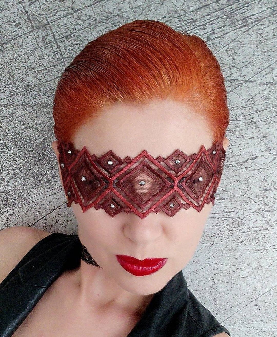 Lace Mask, See Through Mask, Halloween Mask, Carnival Mask, Boudoir ...
