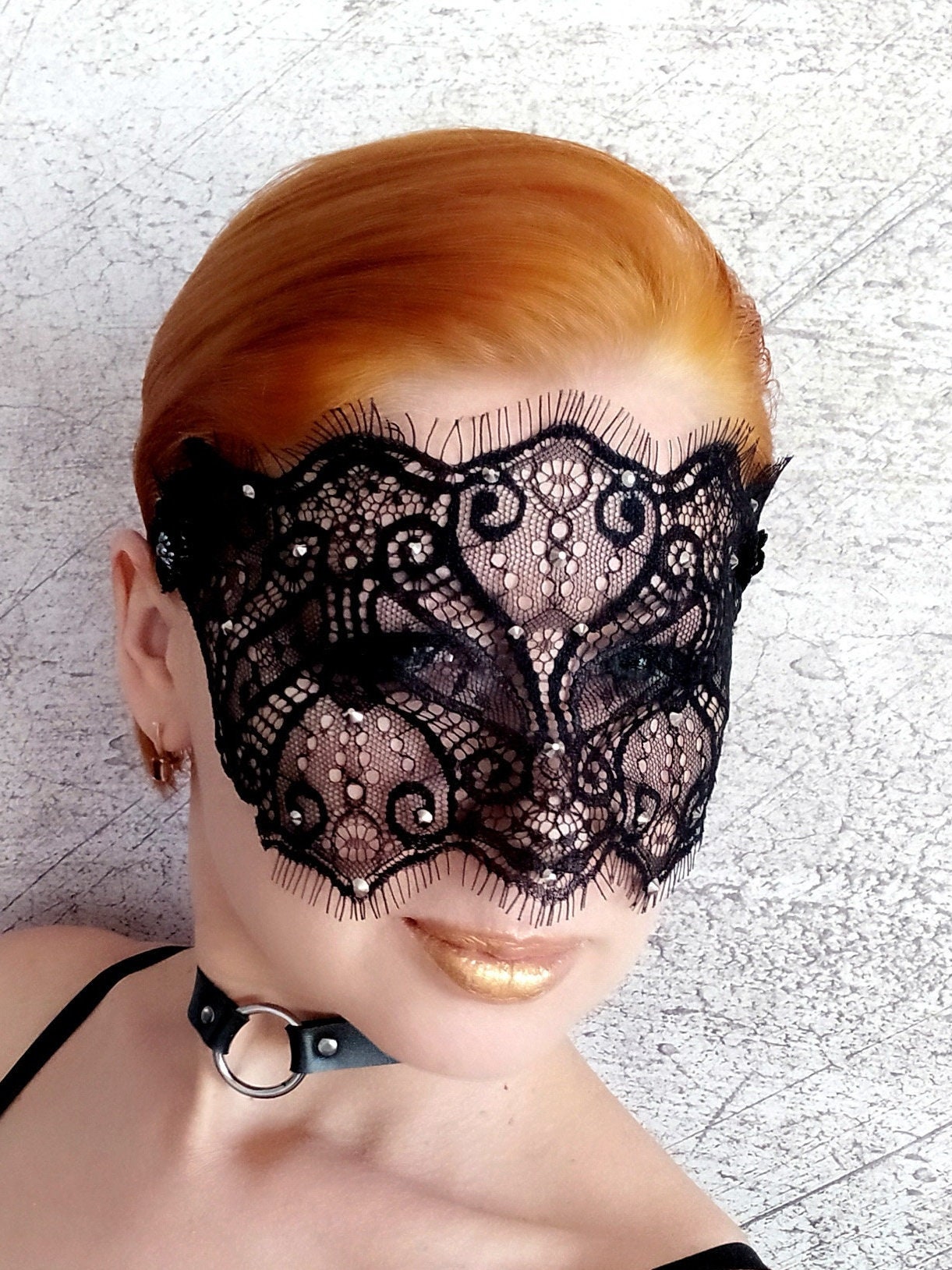 See Through Mask, Black Lace Masquerade Mask, Boudoir Photoshoot Masķ ...