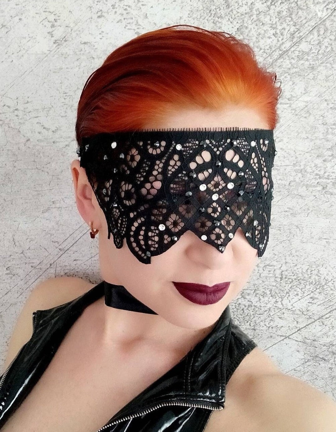 Lace Mask, Black Lace Blindfold Mask, Masquerade Ball Mask, Mardi Gras ...