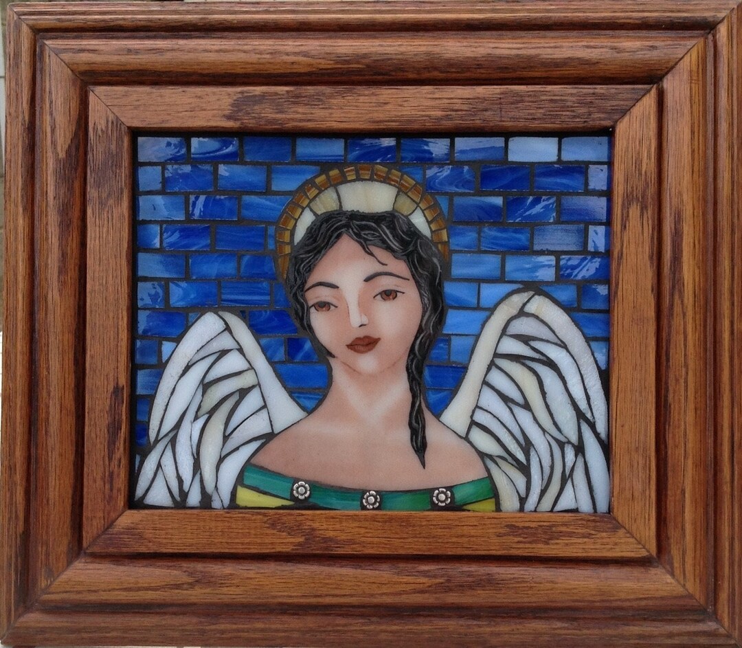 Mosaic Angel, Angel Mosaic, Guardian Angel Mosaic, Mosaic Wall Art ...