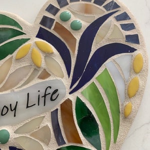 Mosaic Heart, Mosaic, Heart Personalized Mosaic, Unique Mosaic, Wall ...