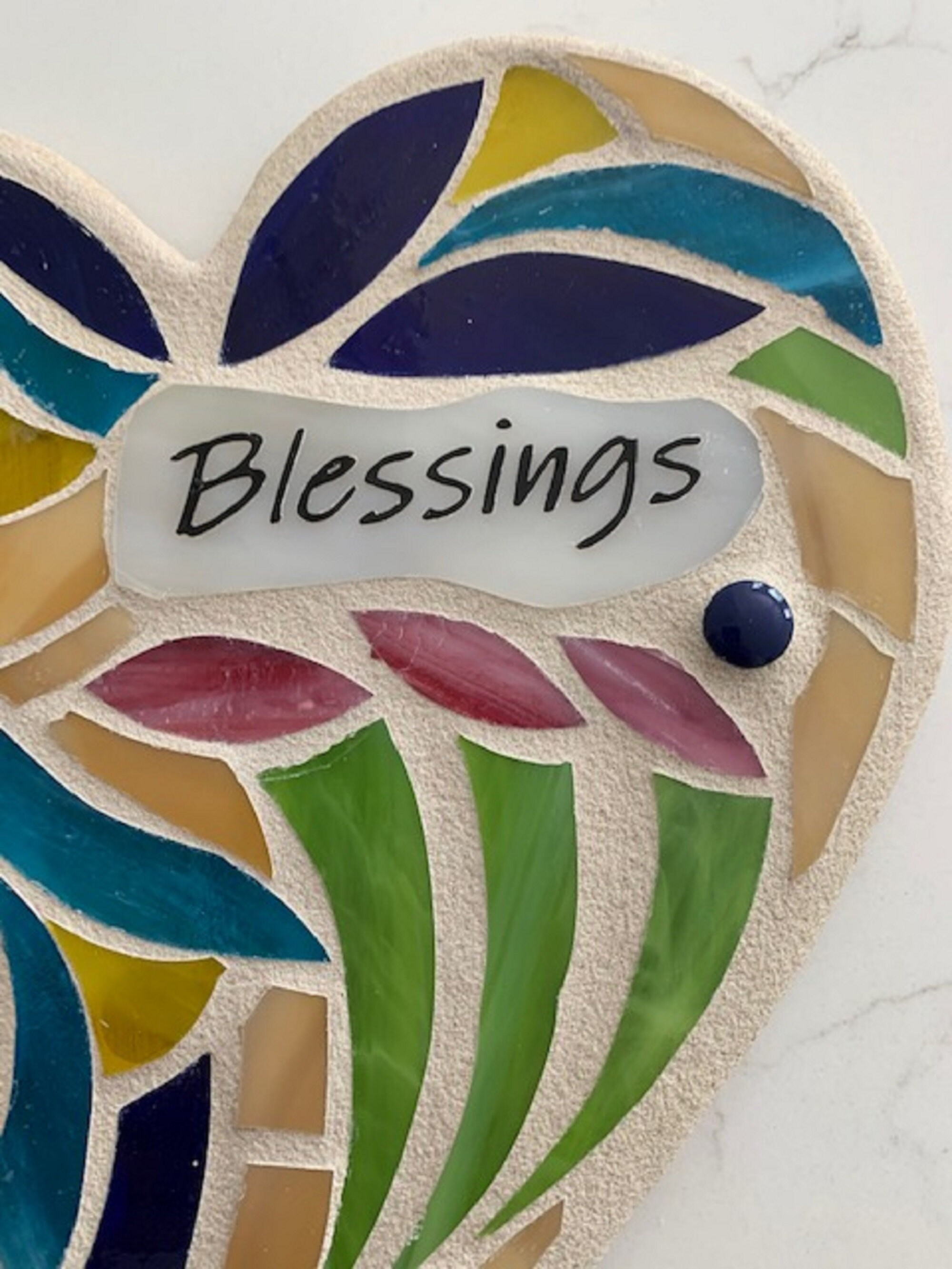 Mosaic Heart, Mosaic, Heart, Personalized Mosaic, Unique Mosaic, Wall ...