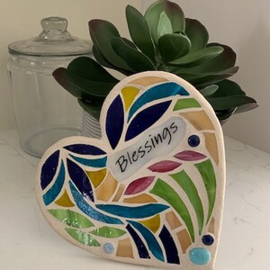 Mosaic Heart, Mosaic, Heart, Personalized Mosaic, Unique Mosaic, Wall ...