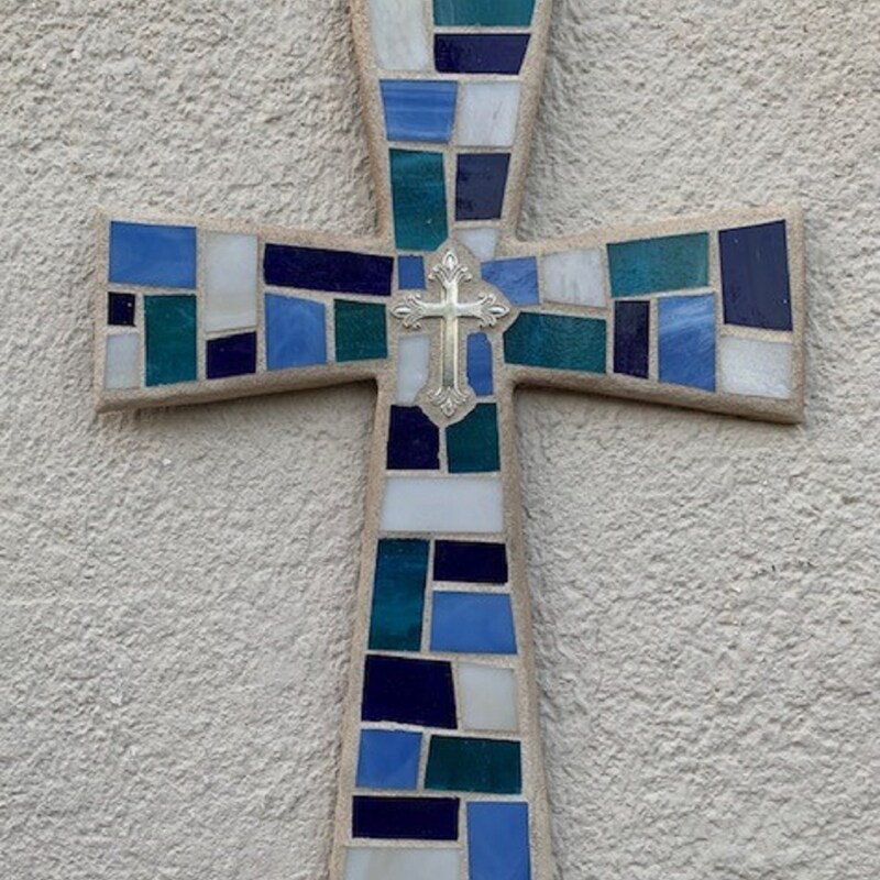 Mosaic Cross - Etsy